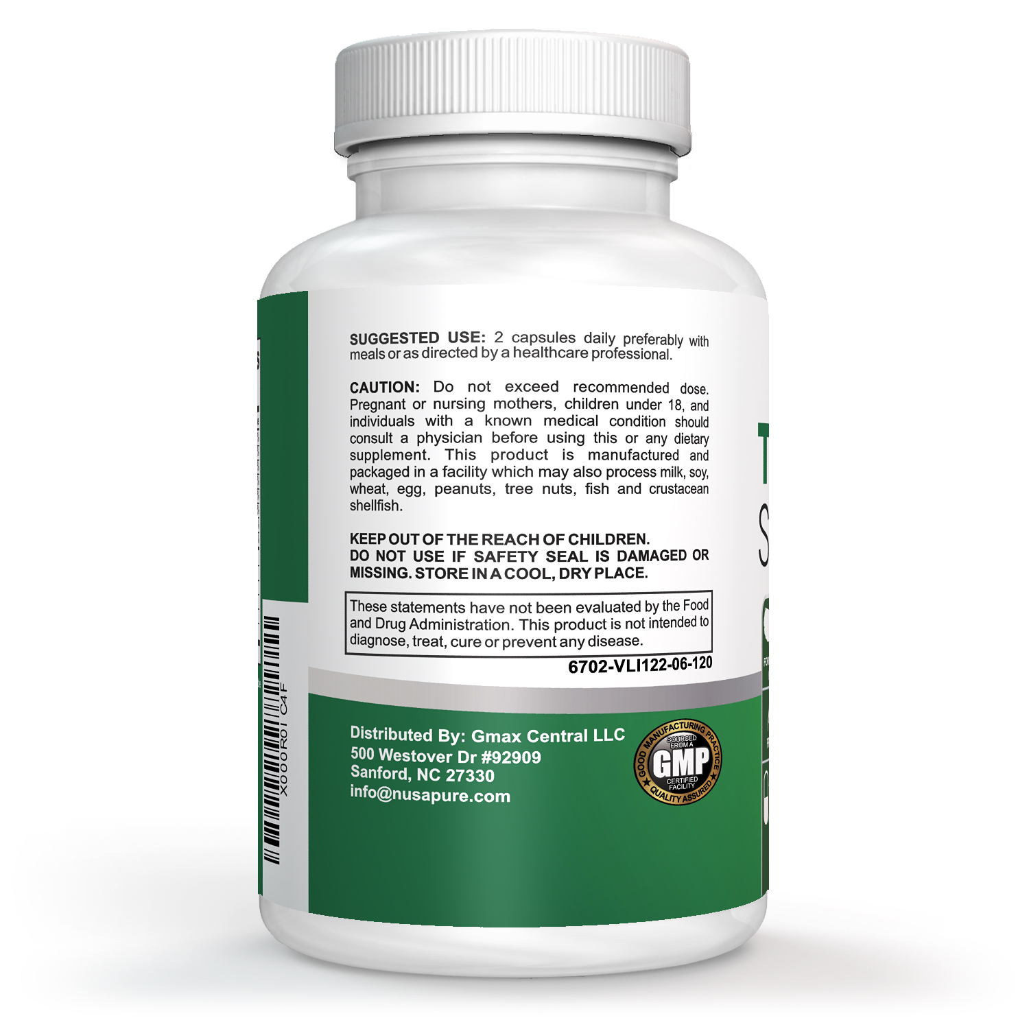 Thyroid Support – 120 Caps with Ashwaganda, Iodine, Zinc, T3 Supplement ...